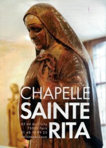 Visite de Sainte RITA à PARIS - Oser colorer sa vie